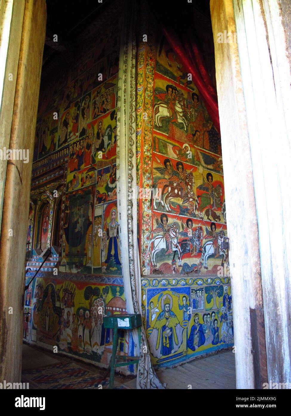 Ancient Orthodox Church on the island of Tana lake, Bahr Dar, Ethiopia ...