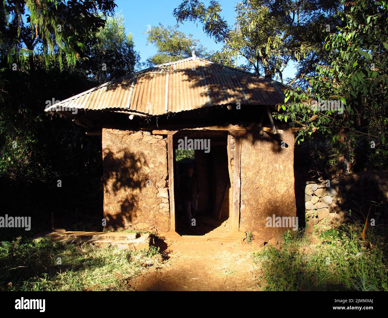 Ancient Orthodox Church on the island of Tana lake, Bahr Dar, Ethiopia ...