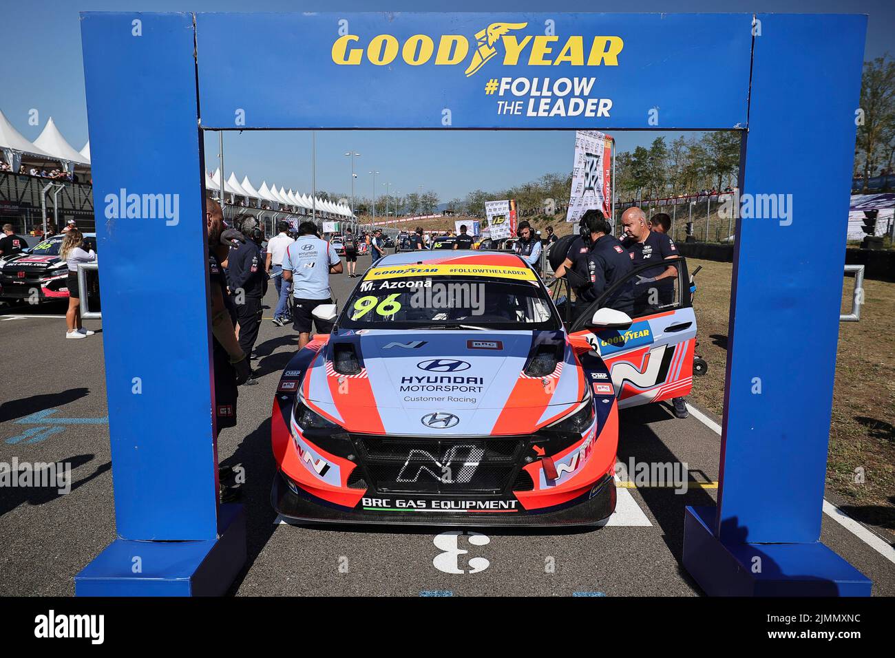 Biltzheim, France. 07th Aug, 2022. 96 AZCONA Mikel (ESP), BRC Hyundai N ...