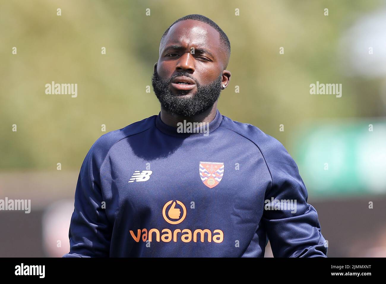 Junior Morias of Dagenham during Dagenham & Redbridge vs Gateshead ...