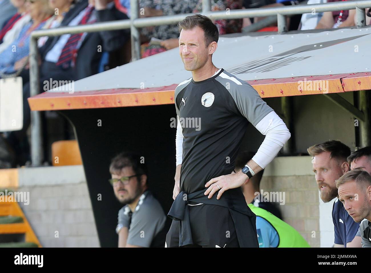Gateshead manager Michael Williamson during Dagenham & Redbridge vs ...