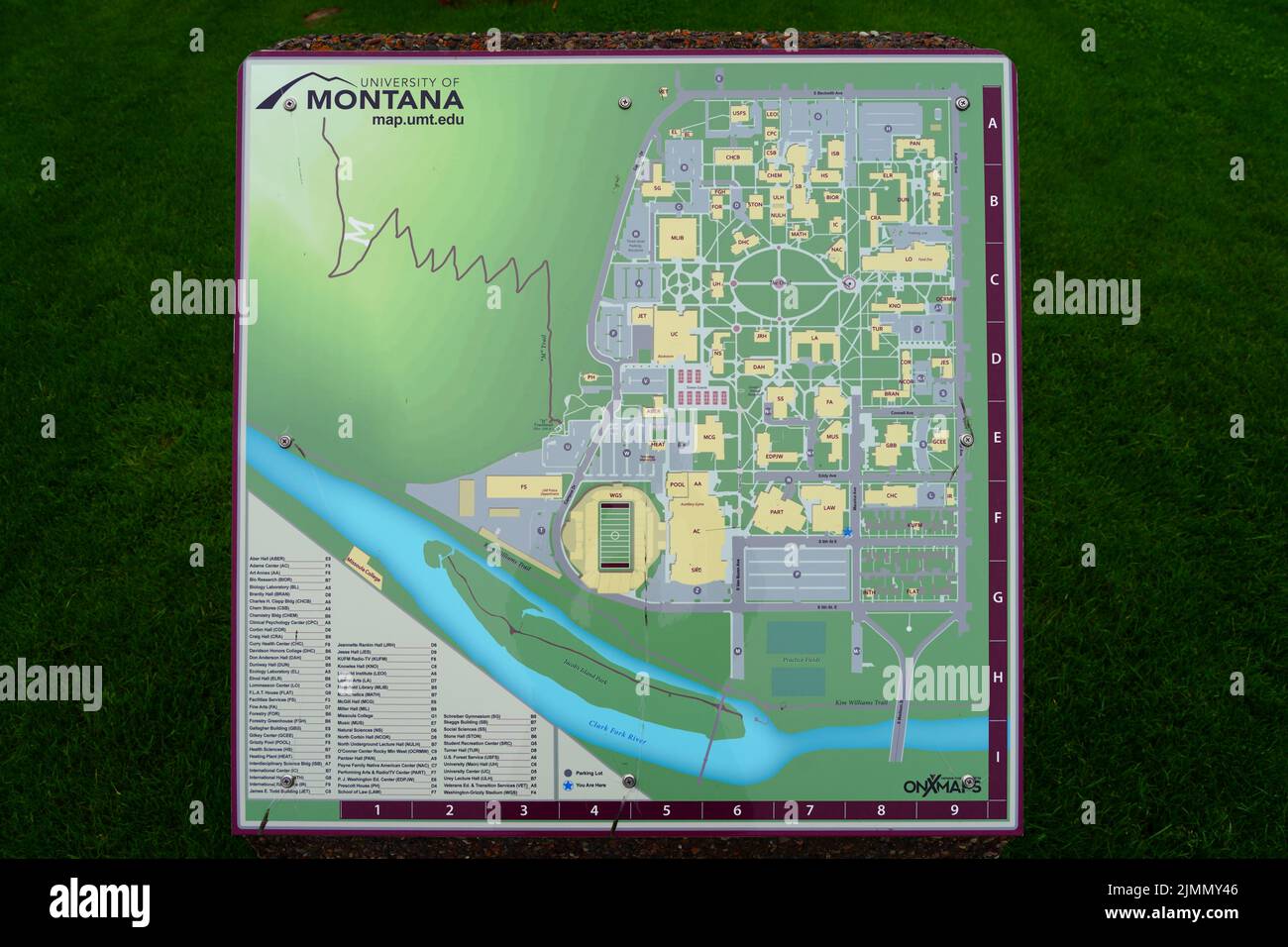 University Of Montana Missoula Map Venue Information – Missoula