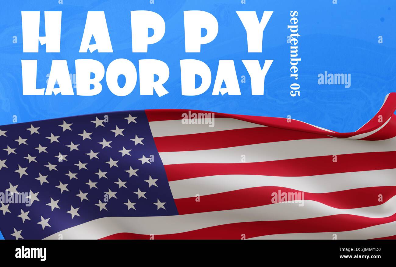 Labor Day inscriptions USA background, Labor Day Celebration Banner ...
