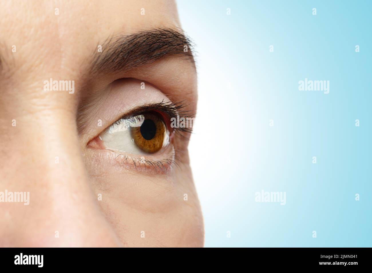 Woman female face eye hi-res stock photography and images - Alamy