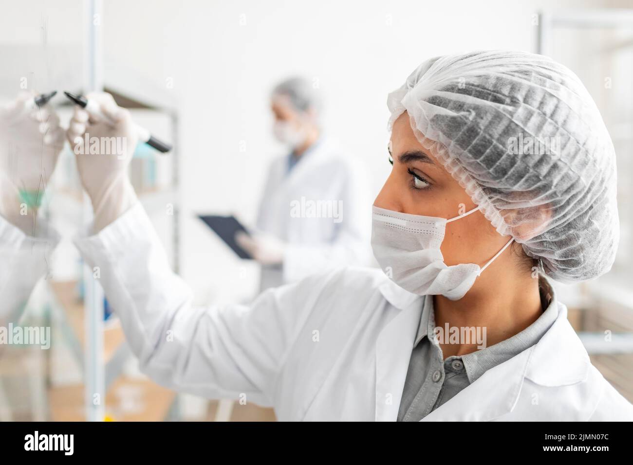 Close up male scientist hi-res stock photography and images - Alamy