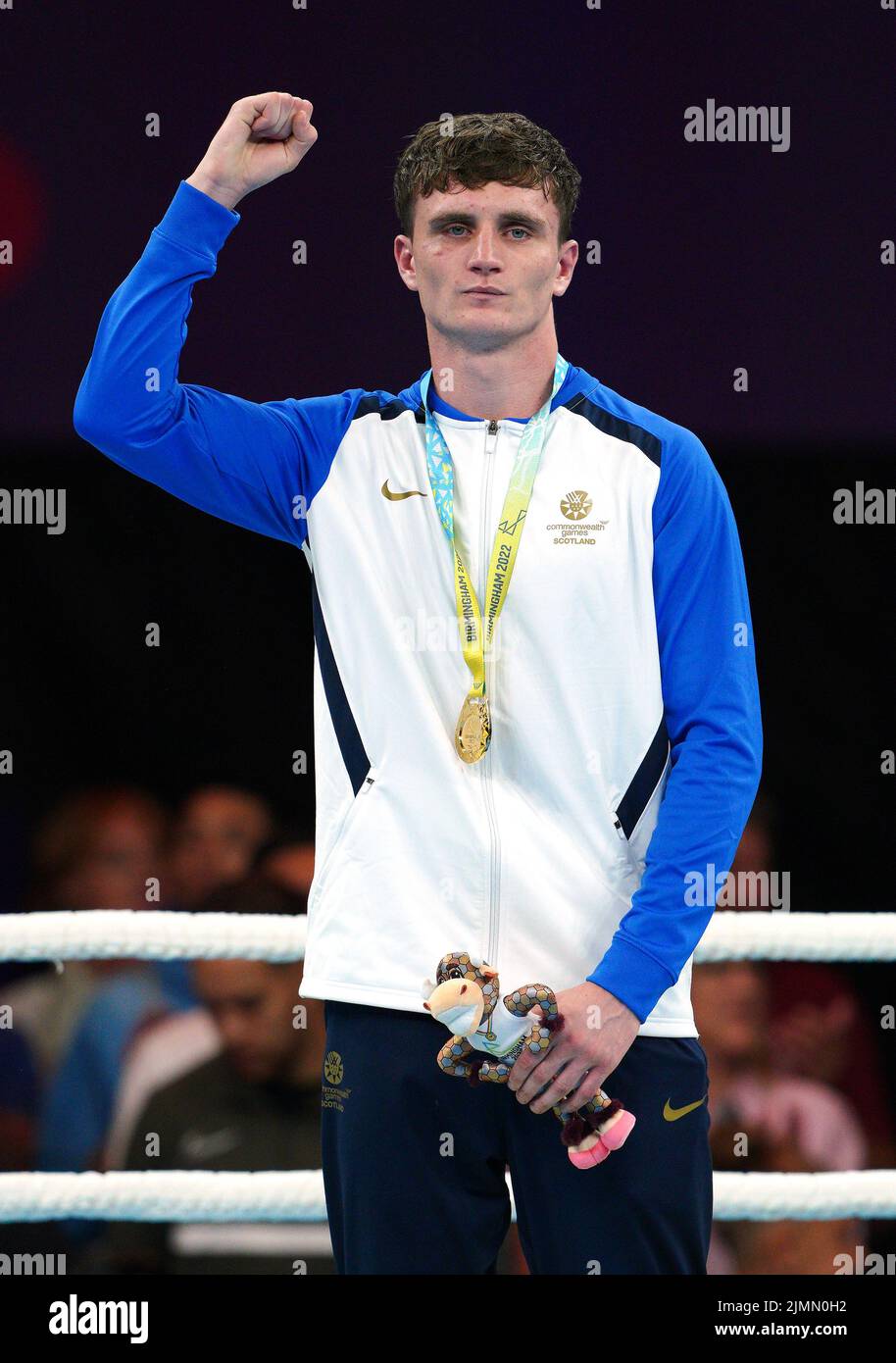 Scotland's Sam Hickey wins Gold in the Men's Middle (71-75kg) Final at ...