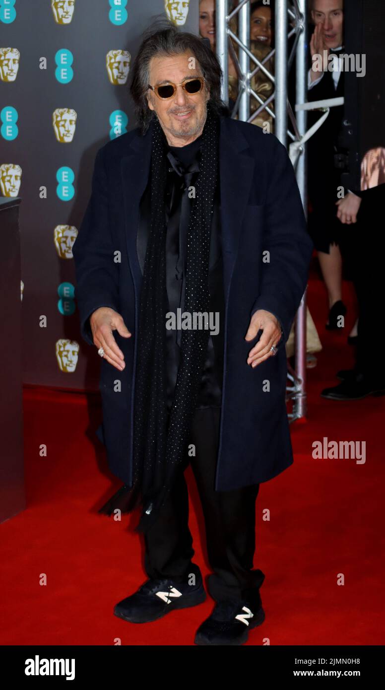 Al Pacino attending the BAFTA British Academy Film Awards at the Royal ...