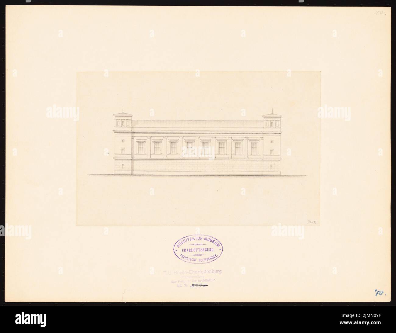 Holz Wilhelm Ferdinand (1799-1873), hall construction. (?) (Without Dat ...
