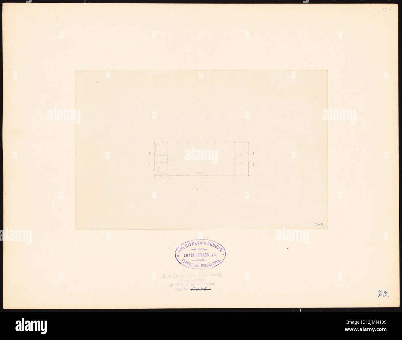 Holz Wilhelm Ferdinand (1799-1873), hall construction. (?) (Without dat ...