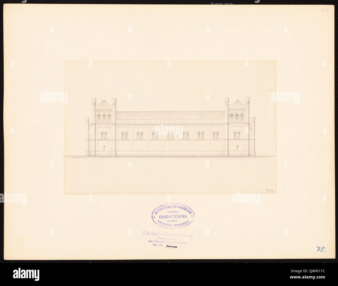 Holz Wilhelm Ferdinand (1799-1873), hall construction. (?) (Without Dat ...