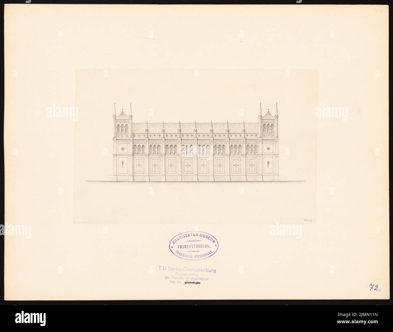 Holz Wilhelm Ferdinand (1799-1873), hall construction. (?) (Without Dat ...