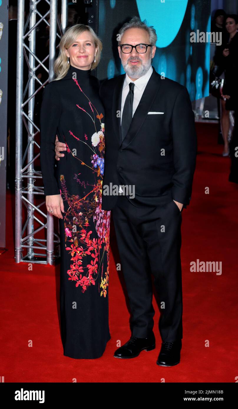 Alison Balsom and Sam Mendes attending the BAFTA British Academy Film ...