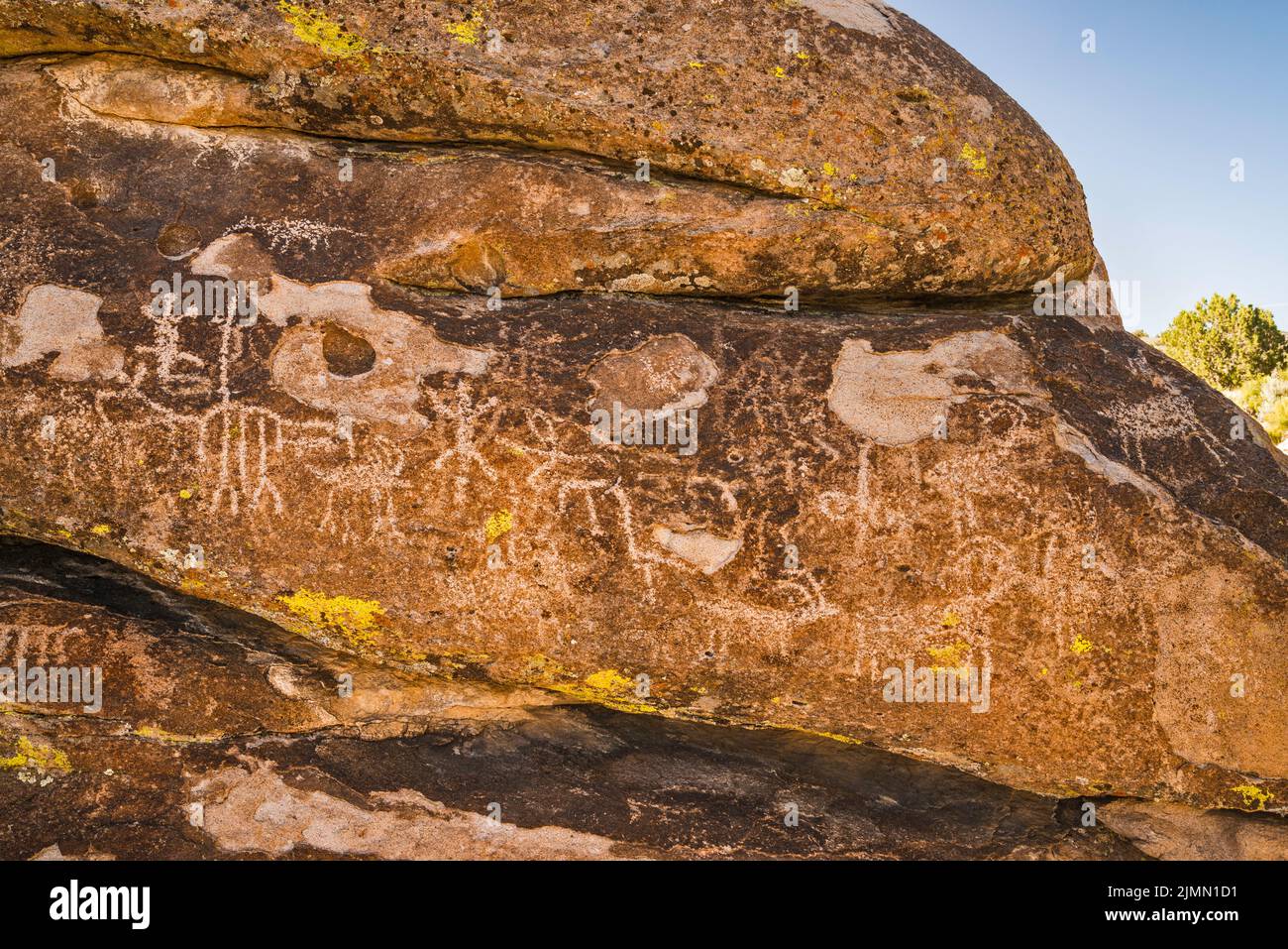 Petroglyphs panel at tuff rock boulder, Mt Irish Archaeological ...