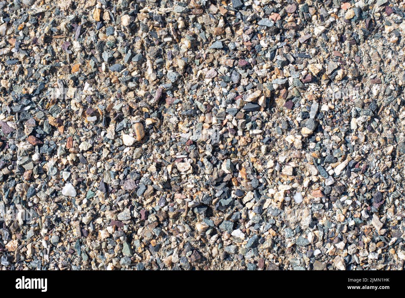 Background from crushed stone and sand. Small gravel stones Stock Photo ...