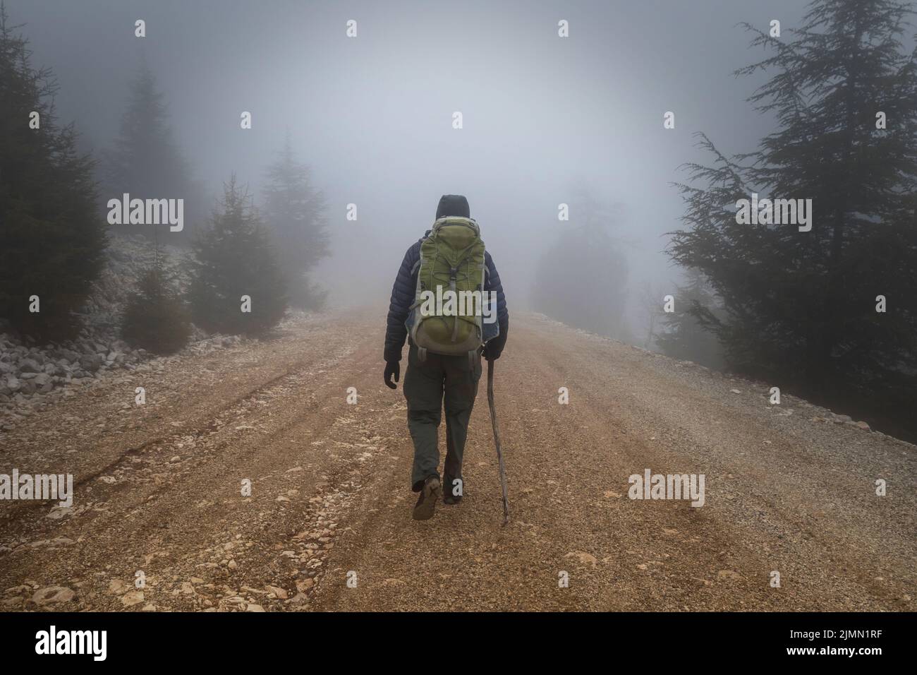 Extreme fog in village hi-res stock photography and images - Alamy
