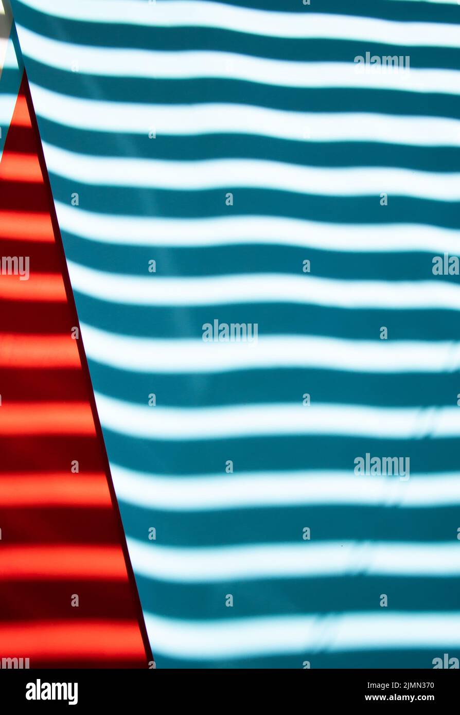 striped red and blue summer background Stock Photo - Alamy