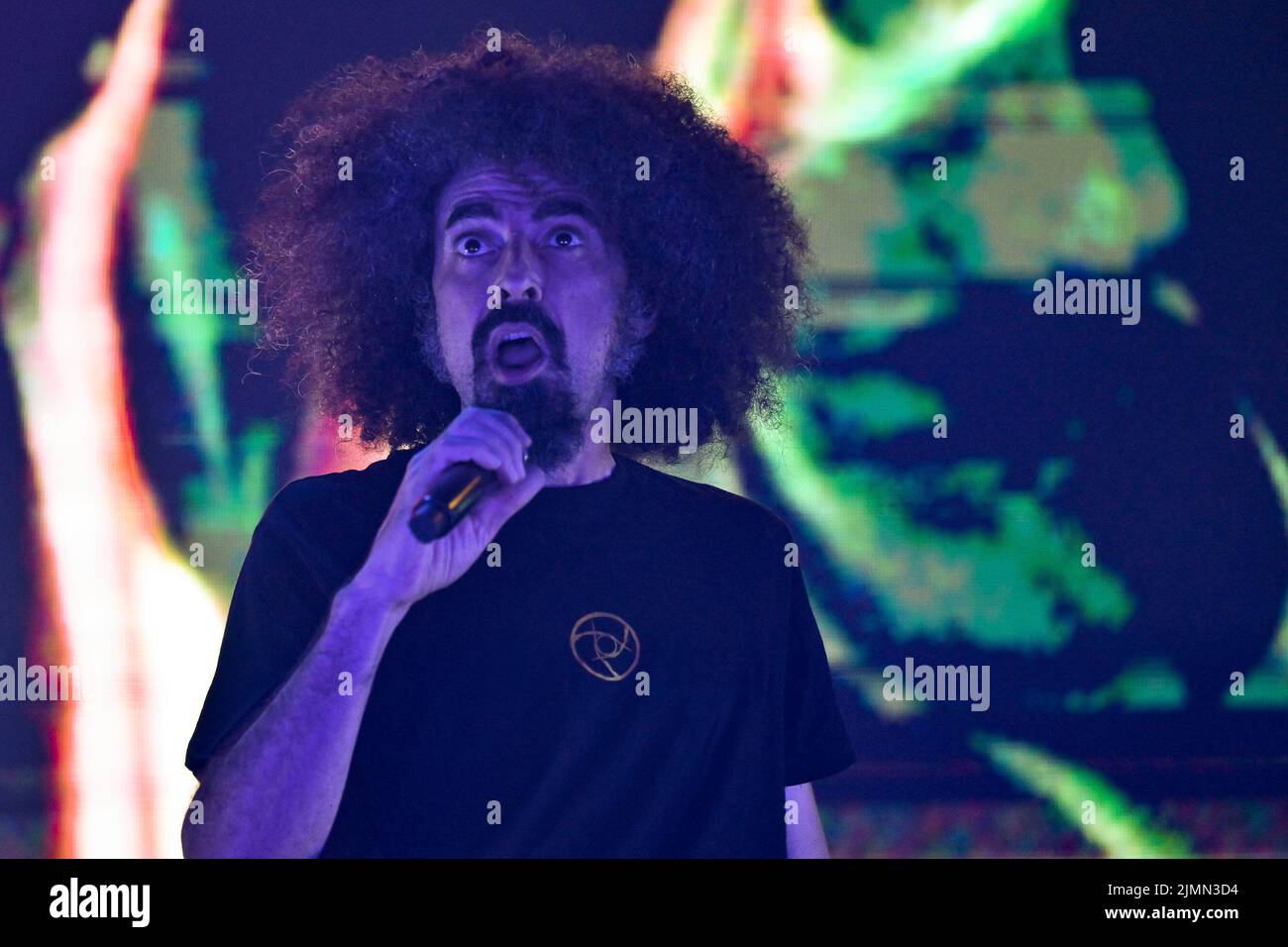 Caparezza during the Concert Exuvia Tour 2022, 6th August 2022, at Zoo ...