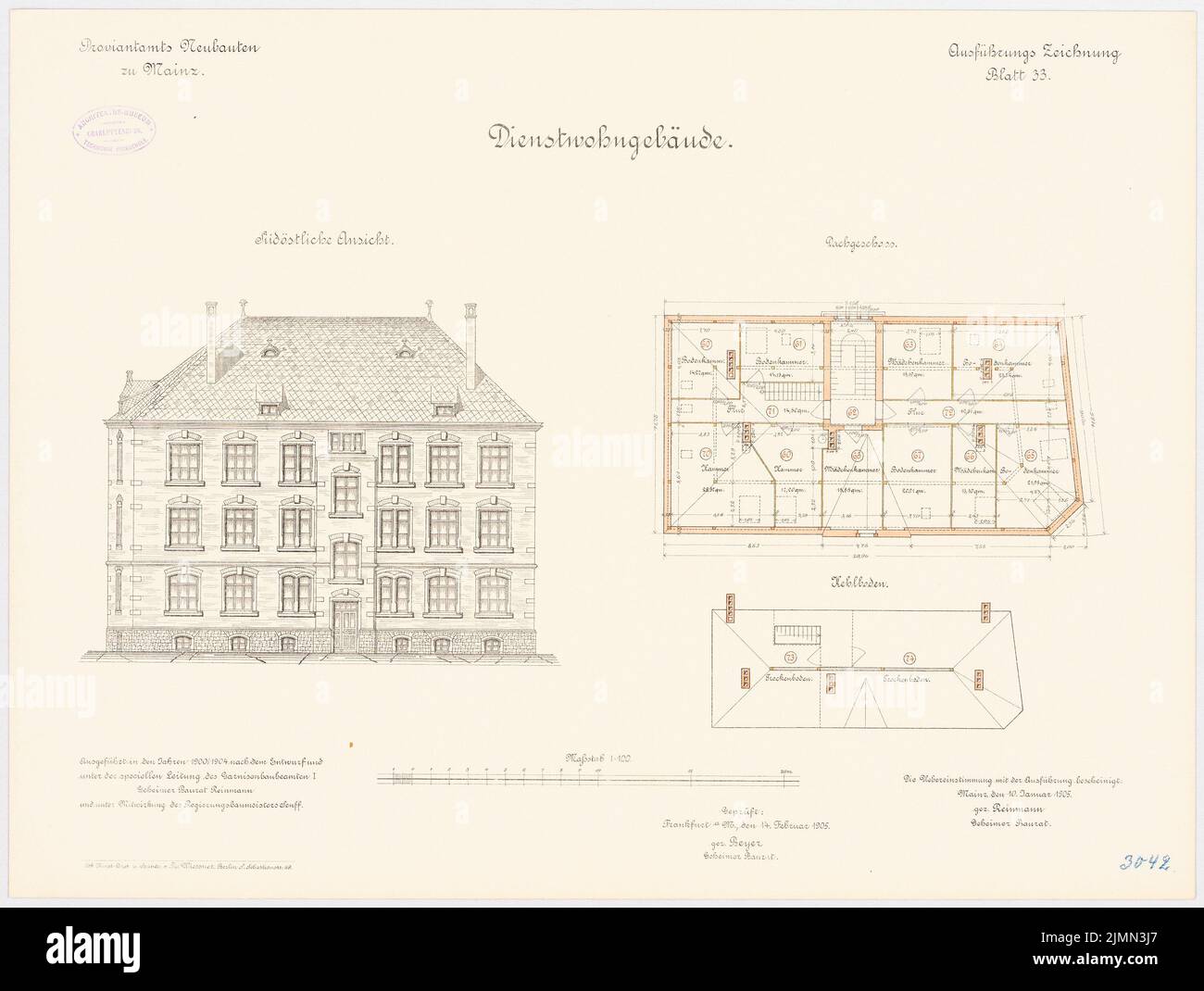Reinmann, provisant in Mainz. Business living building (1900-1904 ...