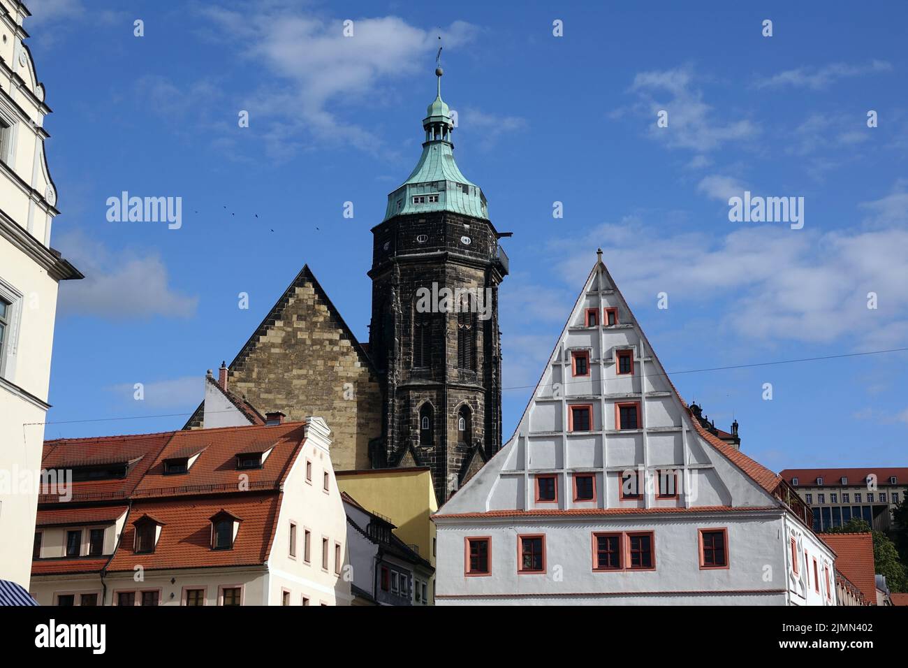 Church of St. Mary in Pirna Stock Photo - Alamy