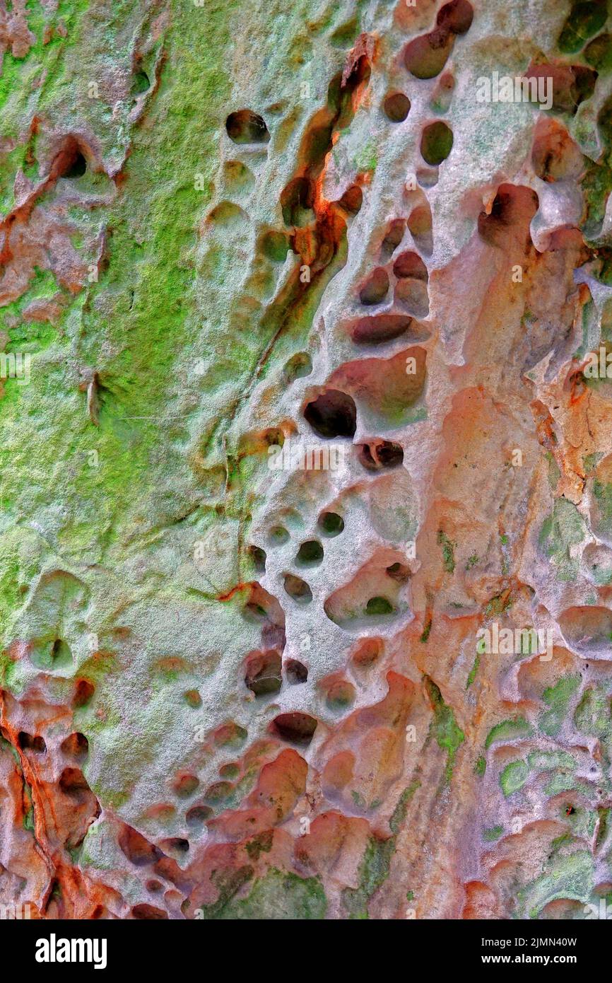Rock structures in the Elbe Sandstone Mountains Stock Photo - Alamy