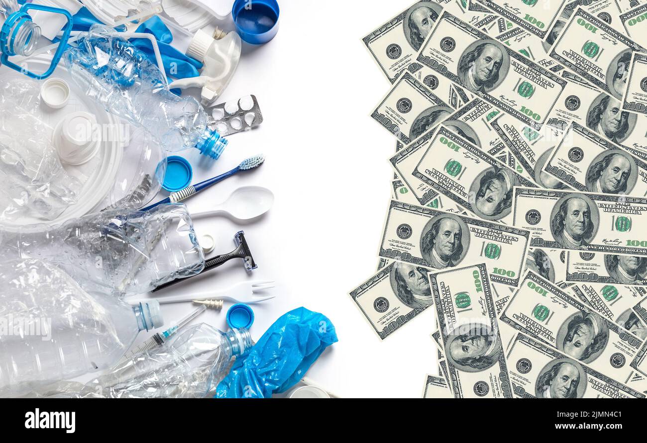 Trash to treasure. Making money in plastic recycling business Stock ...