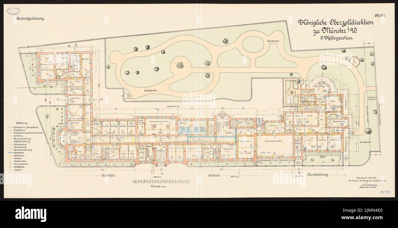 Unknown architect, chief customs directorate in Münster (1915 ...