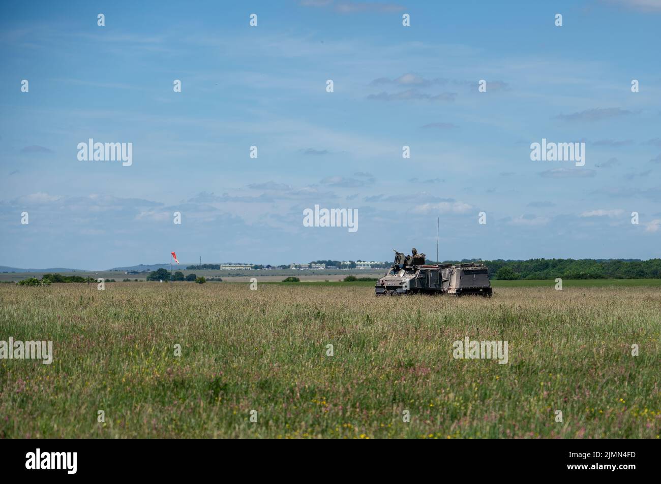 closeup of a British Army BvS10 Viking all terrain armoured vehicle in ...