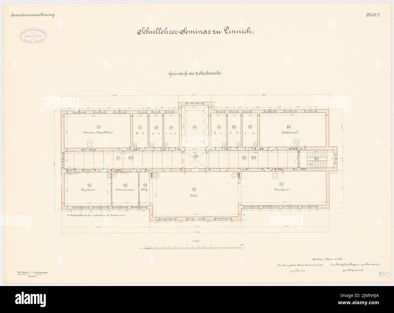 Linnich grundriss 2 obergeschoss 1 hi-res stock photography and images ...