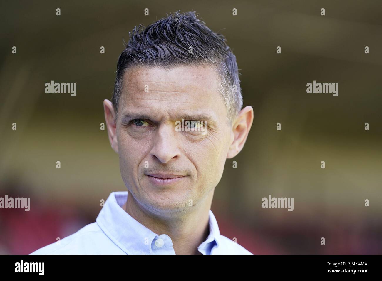 NIJMEGEN - NEC Nijmegen coach Rogier Meijer the Dutch Eredivisie match ...