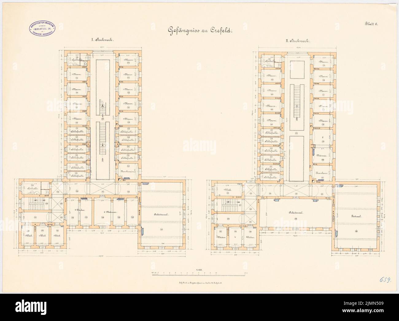 Endell Karl Friedrich (1843-1891), new new buildings (local court ...