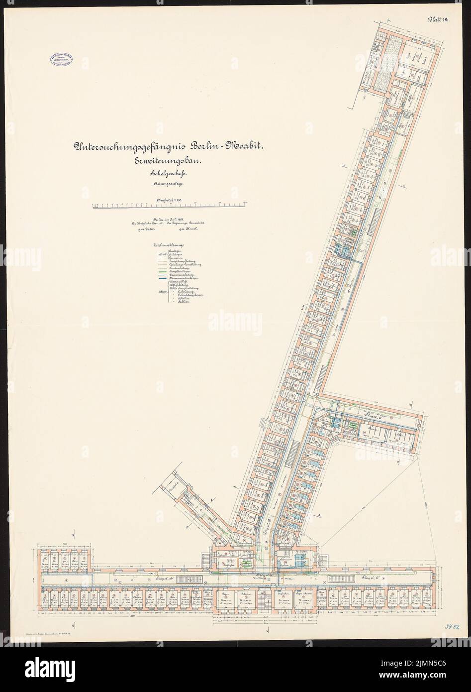 Mönnich Rudolf (1854-1922), criminal court and prison of the ...