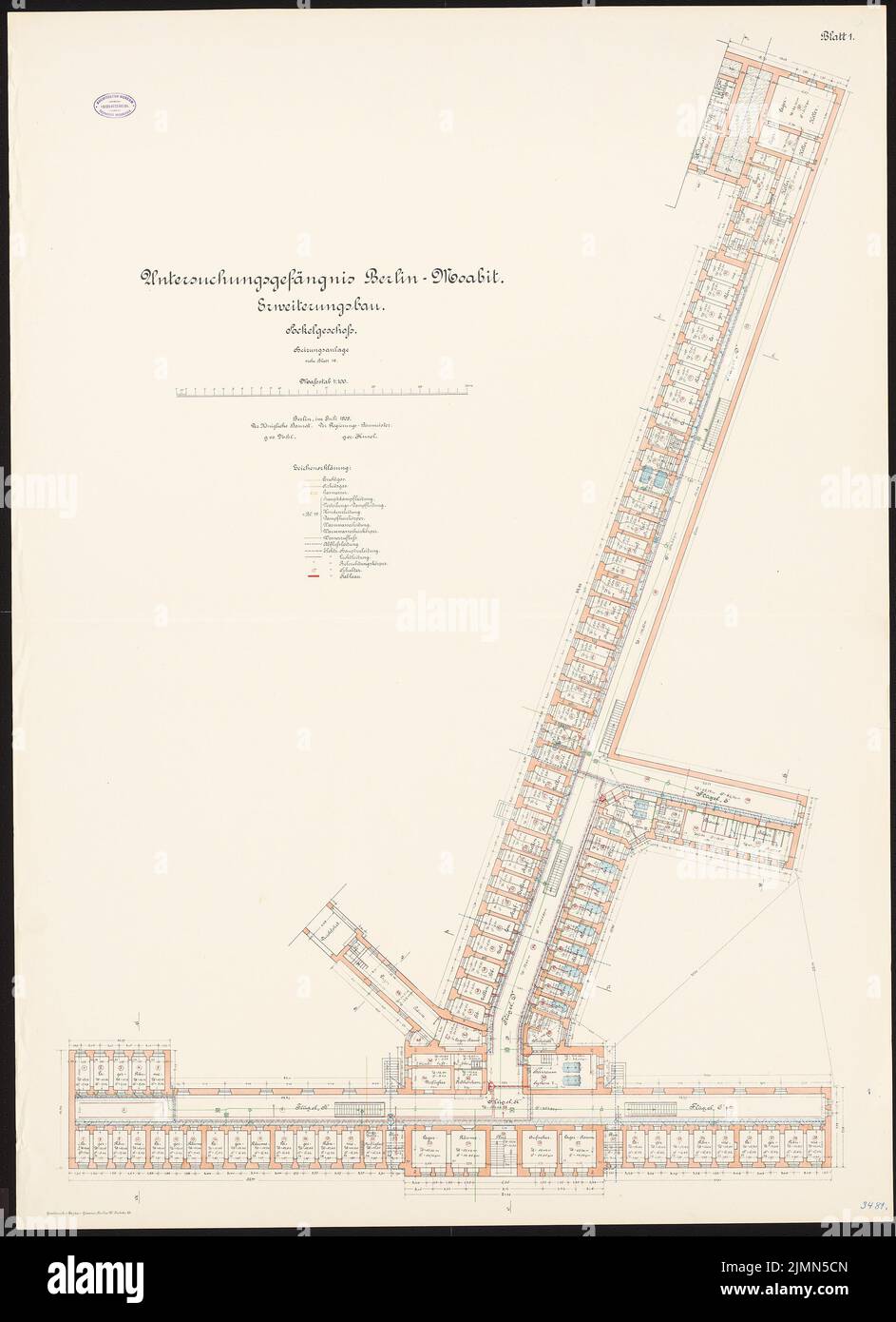 Mönnich Rudolf (1854-1922), criminal court and prison of the ...
