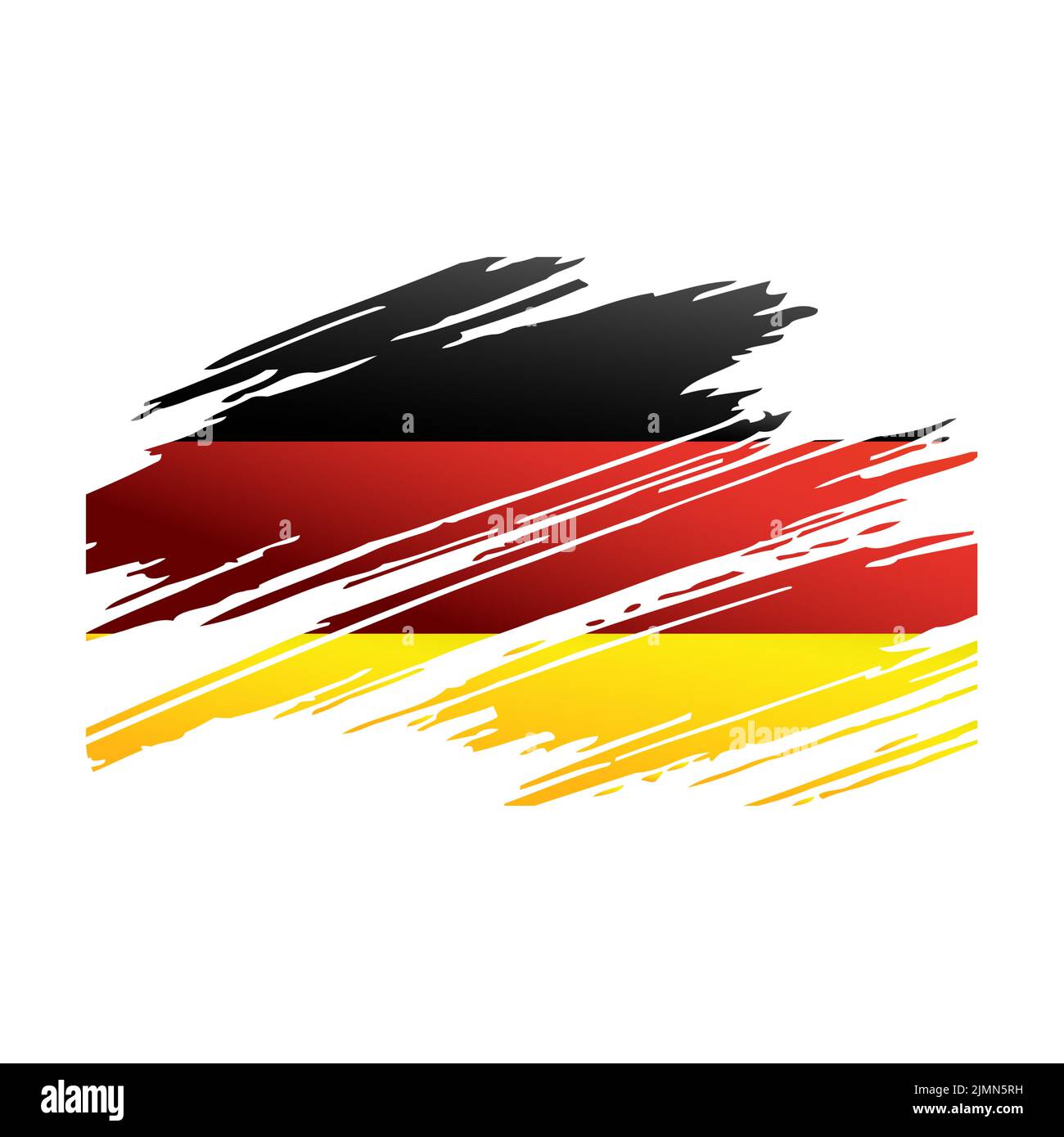 Flag Germany in the form traces brush Stock Photo - Alamy