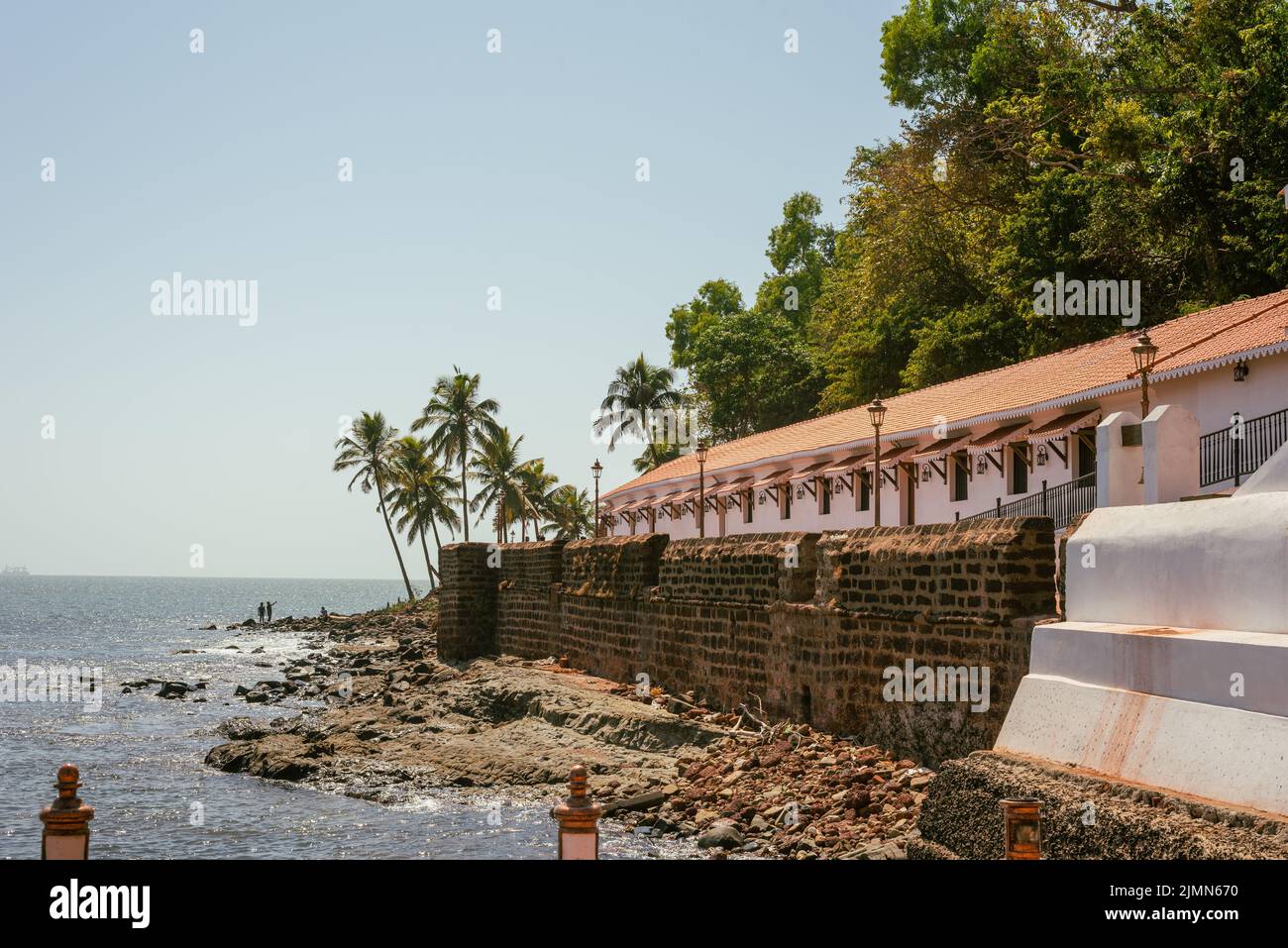 A view of the beach in Anjuna village, Goa, India Stock Photo - Alamy