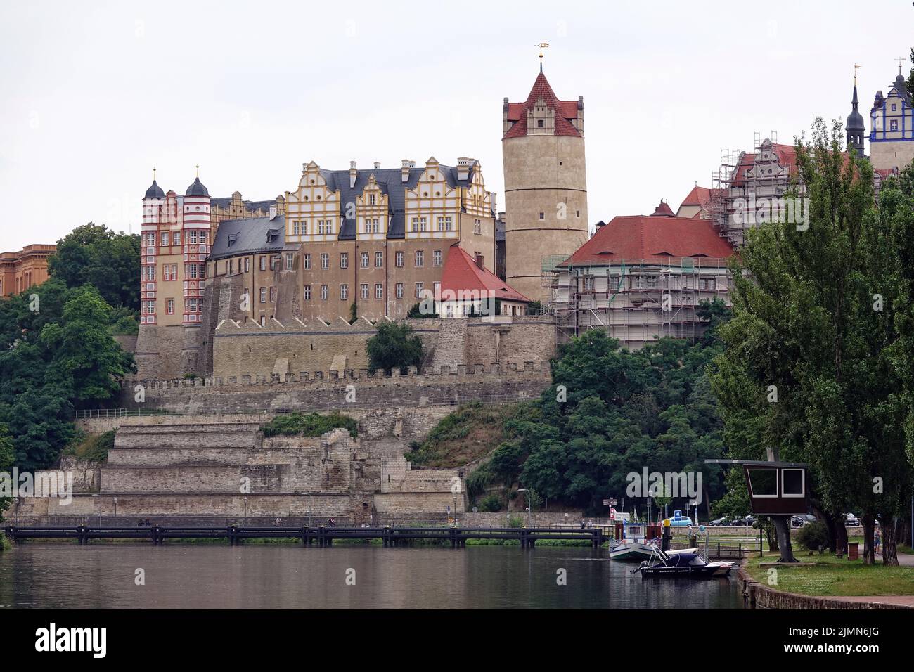Bernburg Castle on the Saale Stock Photo - Alamy