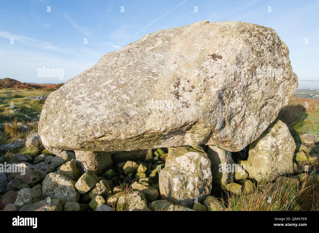 Arthur's Stone, Maen Ceti, Burial Chamber, Gower Stock Photo - Alamy