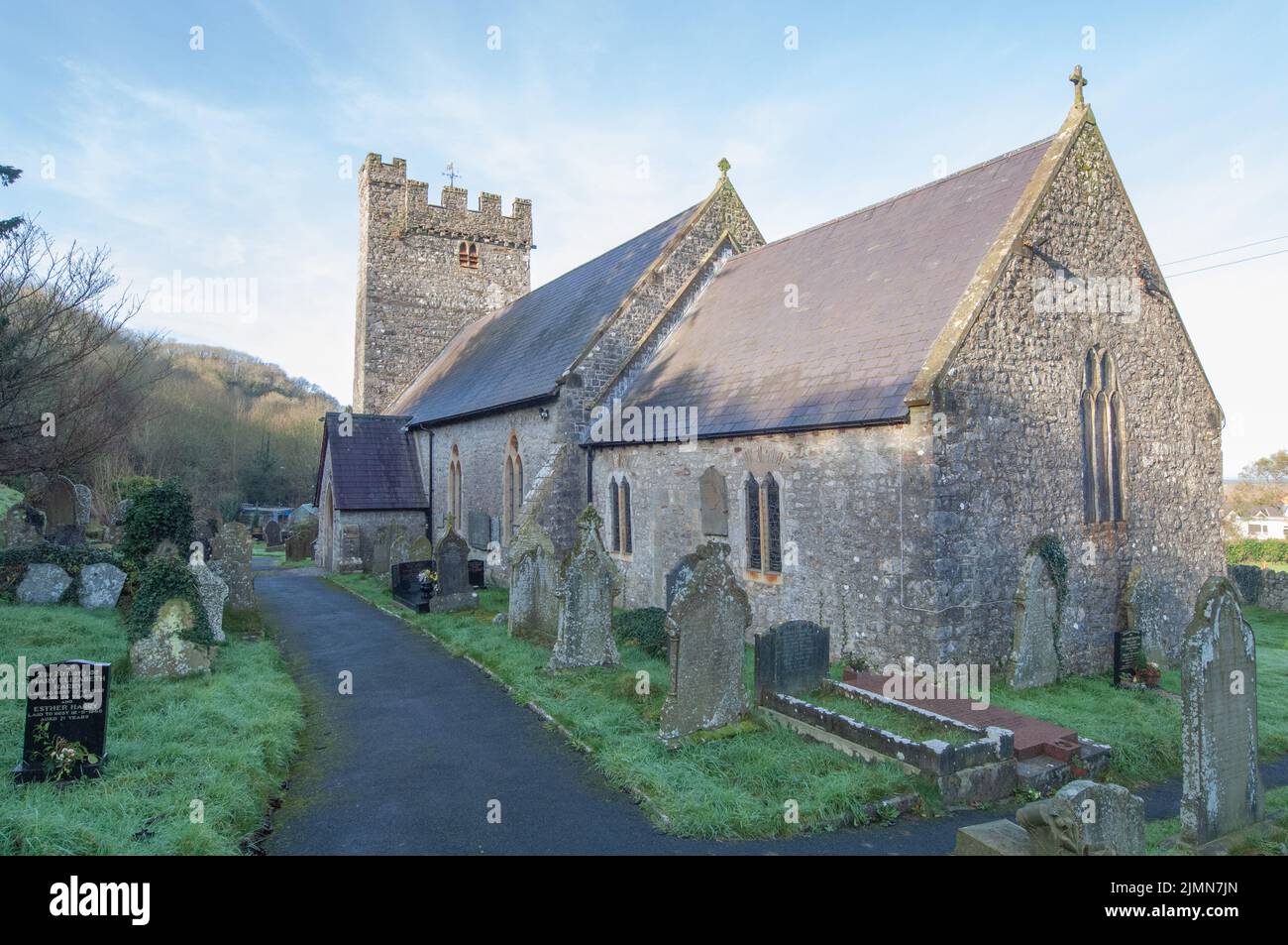 Church, Llanrhidian, North Gower, Wales, UK Stock Photo - Alamy
