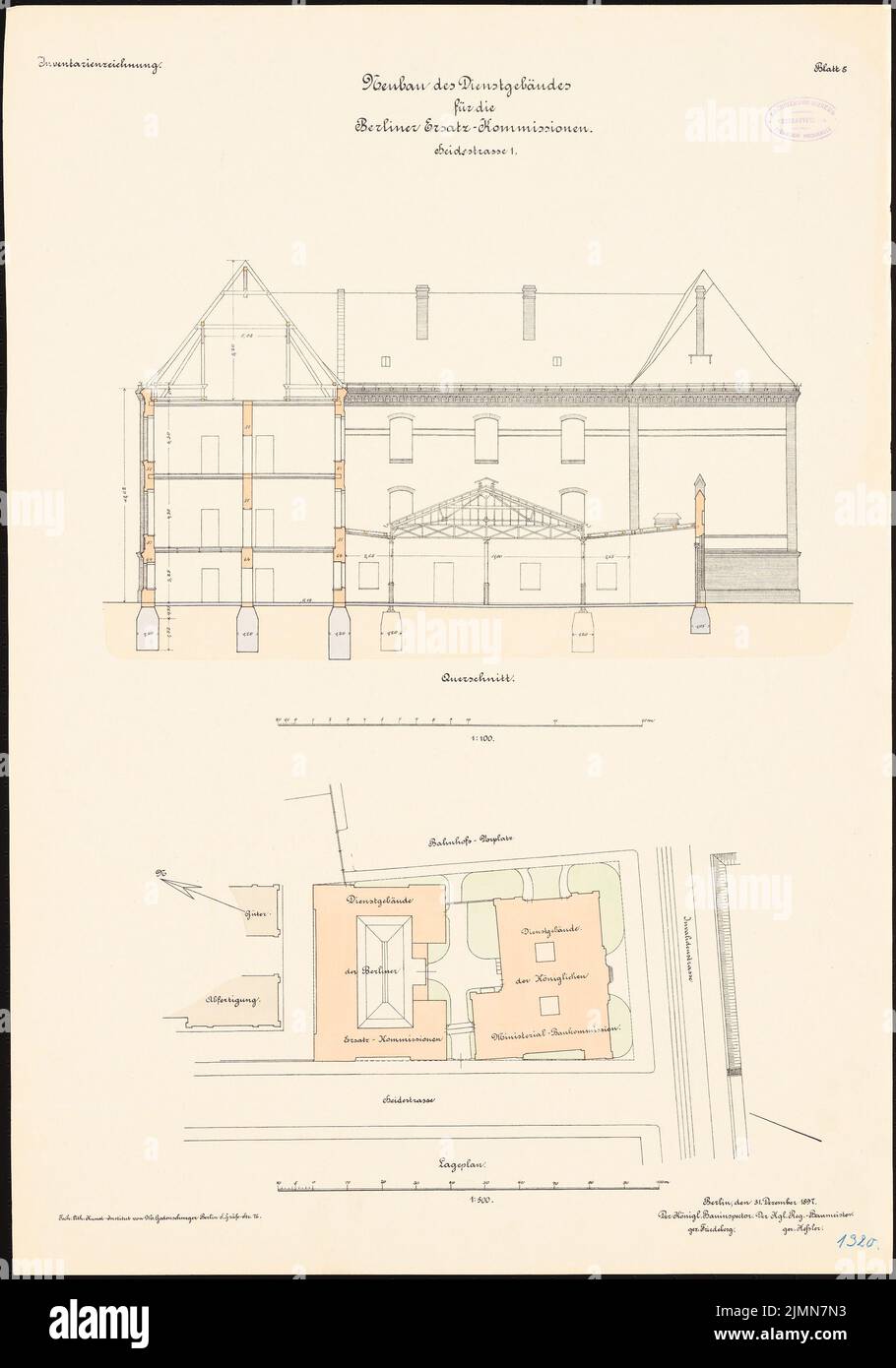 Kessler, Service Building of Berlin replacement commissions (1896 ...