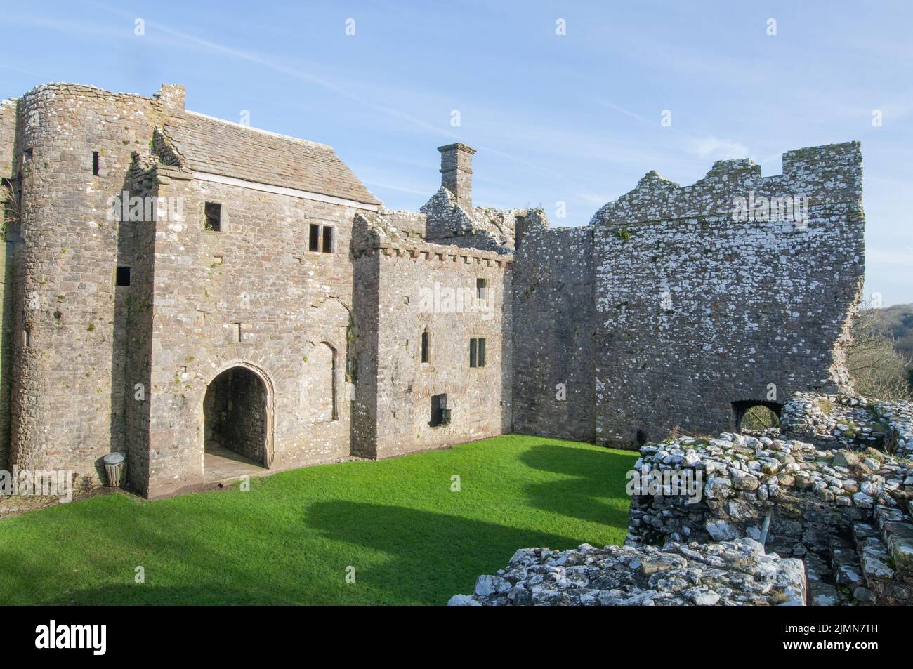 Weobley Castle, Gower, Wales, UK Stock Photo - Alamy