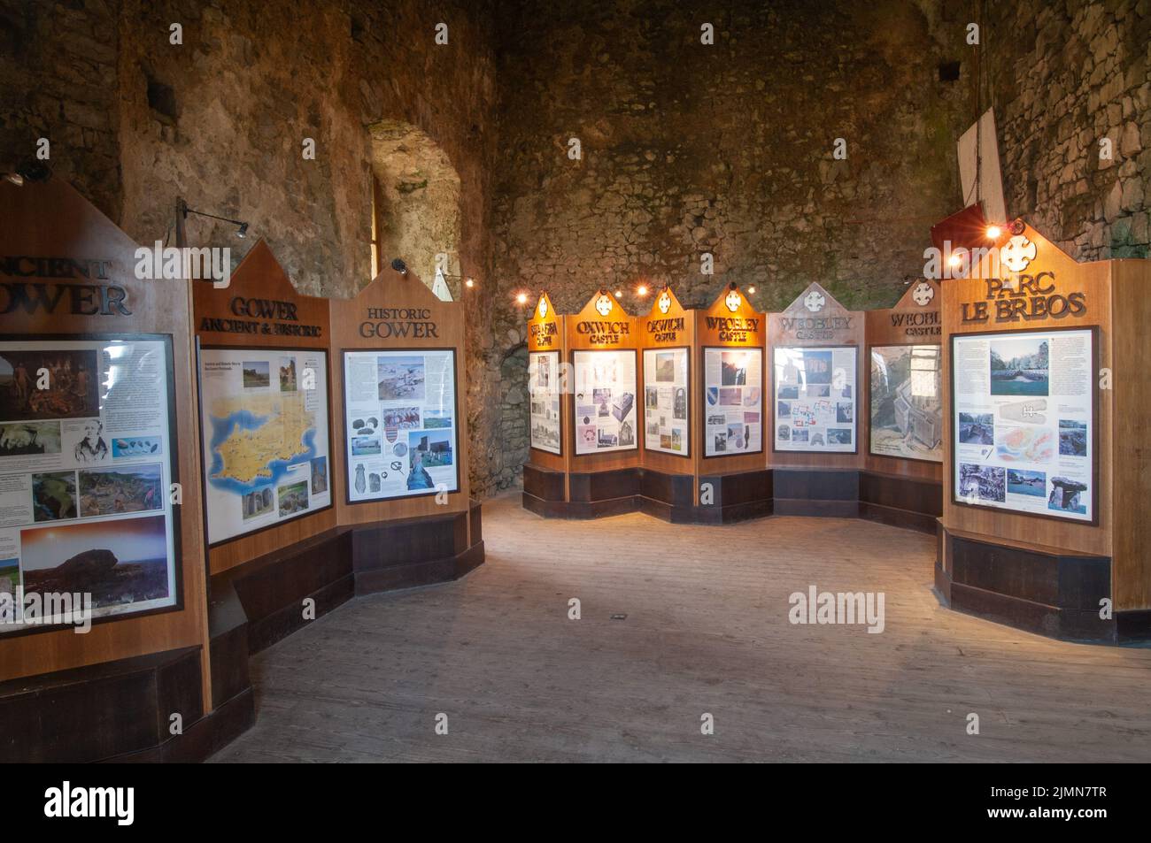 Weobley Castle, Gower, Wales, UK Stock Photo - Alamy
