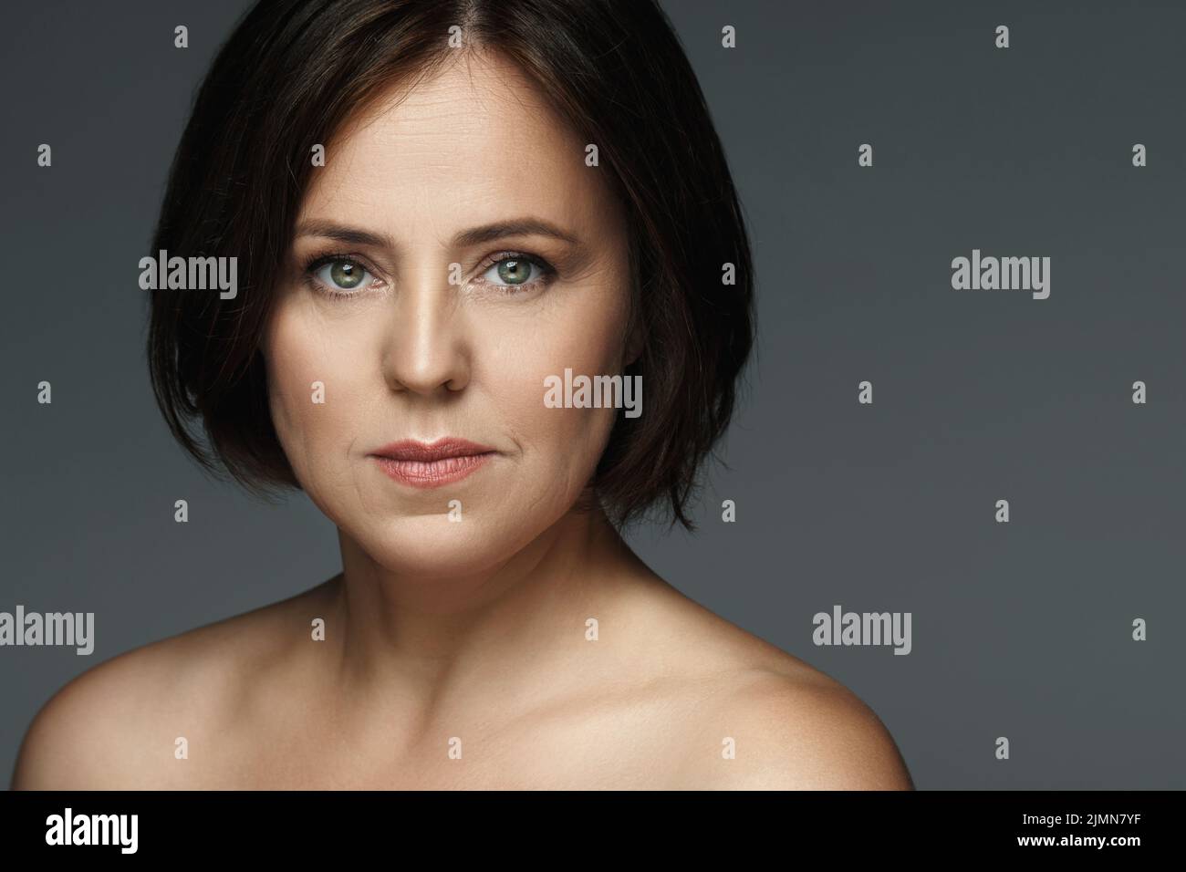 Beautiful woman lifting lines hi-res stock photography and images - Alamy