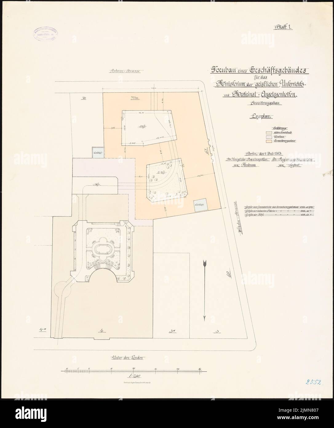 Unterrichts und medizinalangelegenheiten lageplan 1 hi-res stock photography and images - Alamy