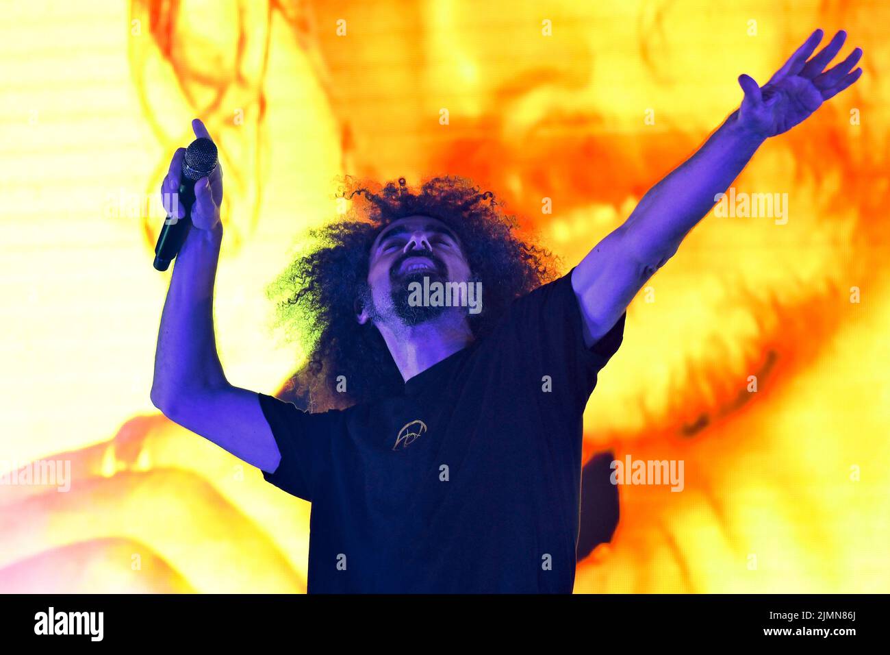 Caparezza during the Concert Exuvia Tour 2022, 6th August 2022, at Zoo ...