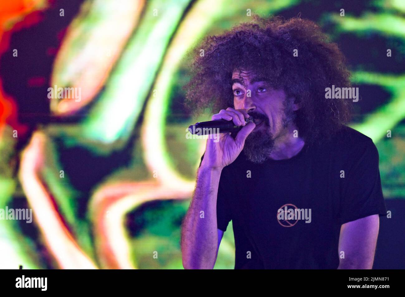 Caparezza during the Concert Exuvia Tour 2022, 6th August 2022, at Zoo ...