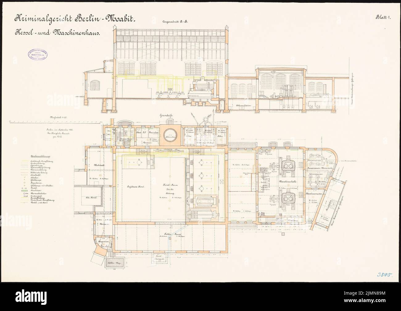 Mönnich Rudolf (1854-1922), criminal court and prison of the ...