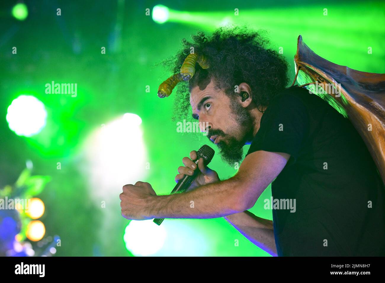 Caparezza during the Concert Exuvia Tour 2022, 6th August 2022, at Zoo ...