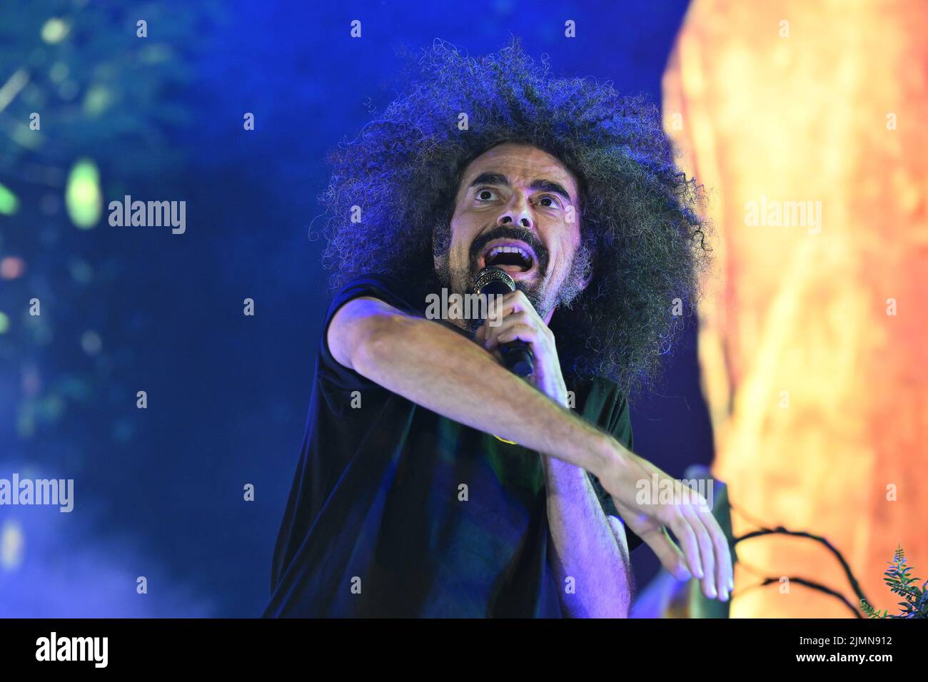 Caparezza during the Concert Exuvia Tour 2022, 6th August 2022, at Zoo ...