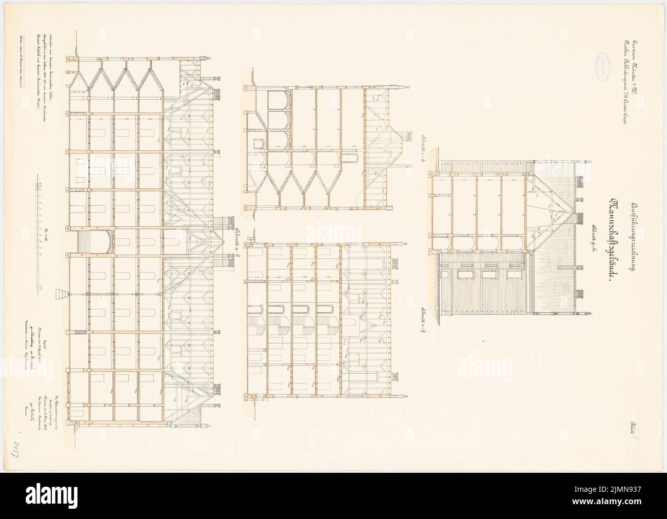 Hahn, clothing office of VII. Army corps in Münster (1898-1901): Team ...