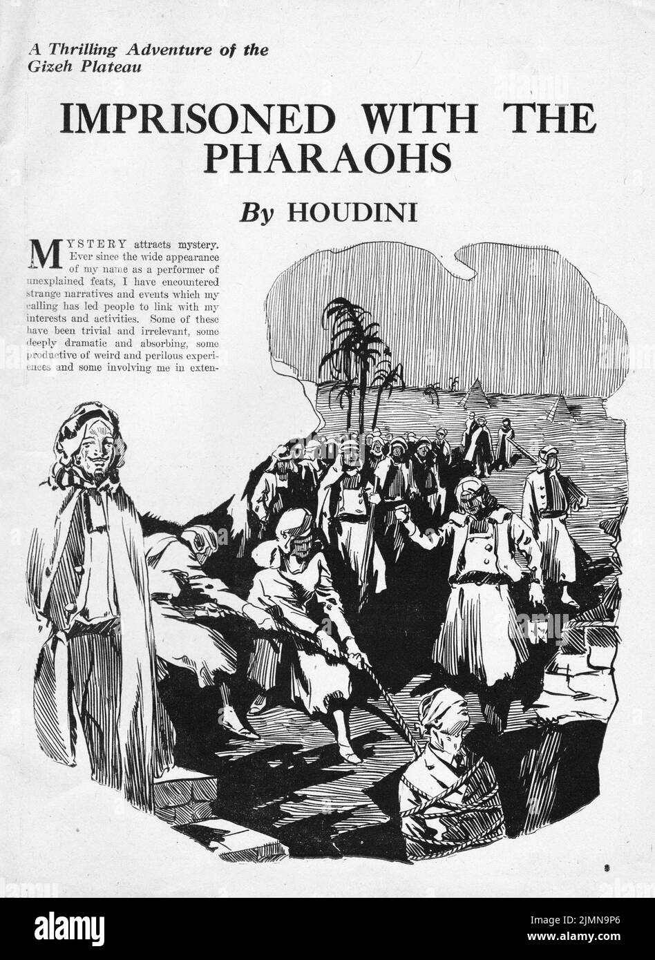 Imprisoned with the Pharaohs, by H. P. Lovecraft (writing as Harry ...