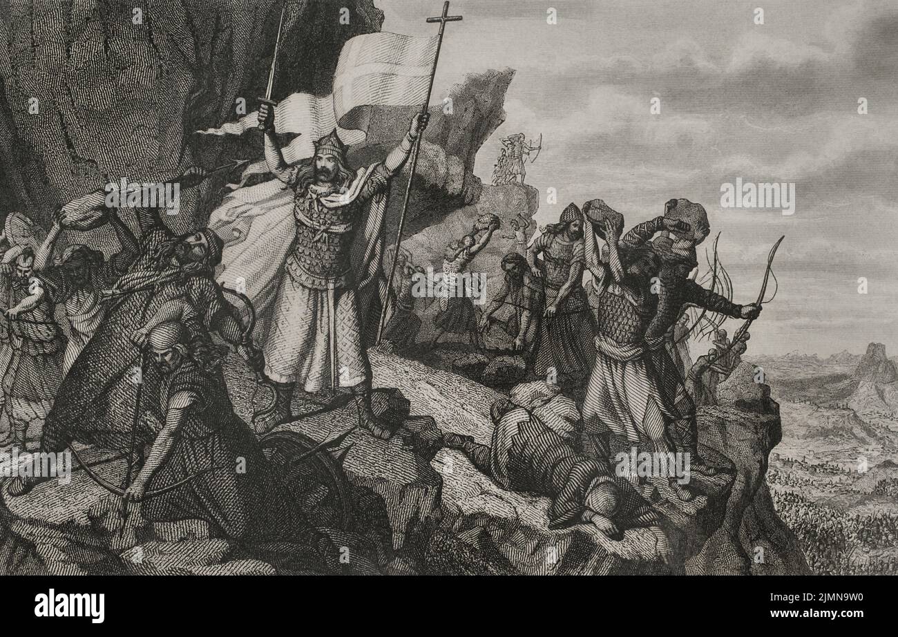 History of Spain. Asturias. Battle of Covadonga, 722. It was the first ...